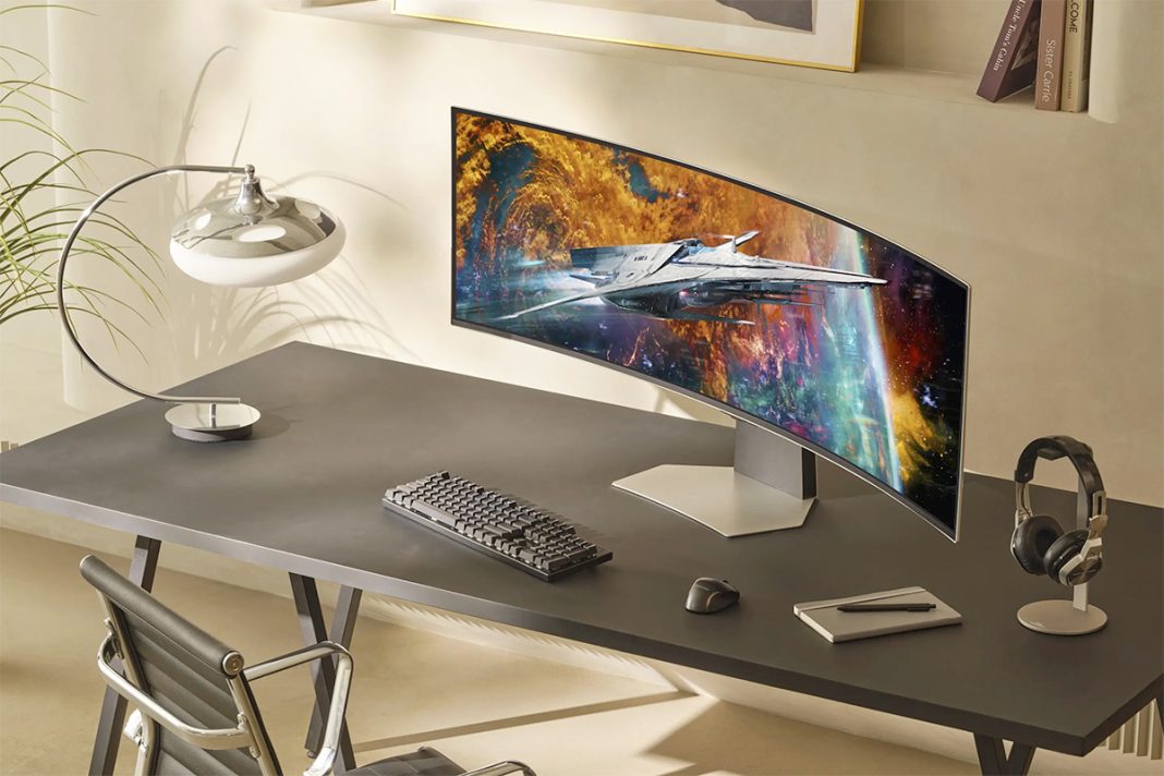 Samsung's colossal ultra-wide gaming monitor is now available for pre-order