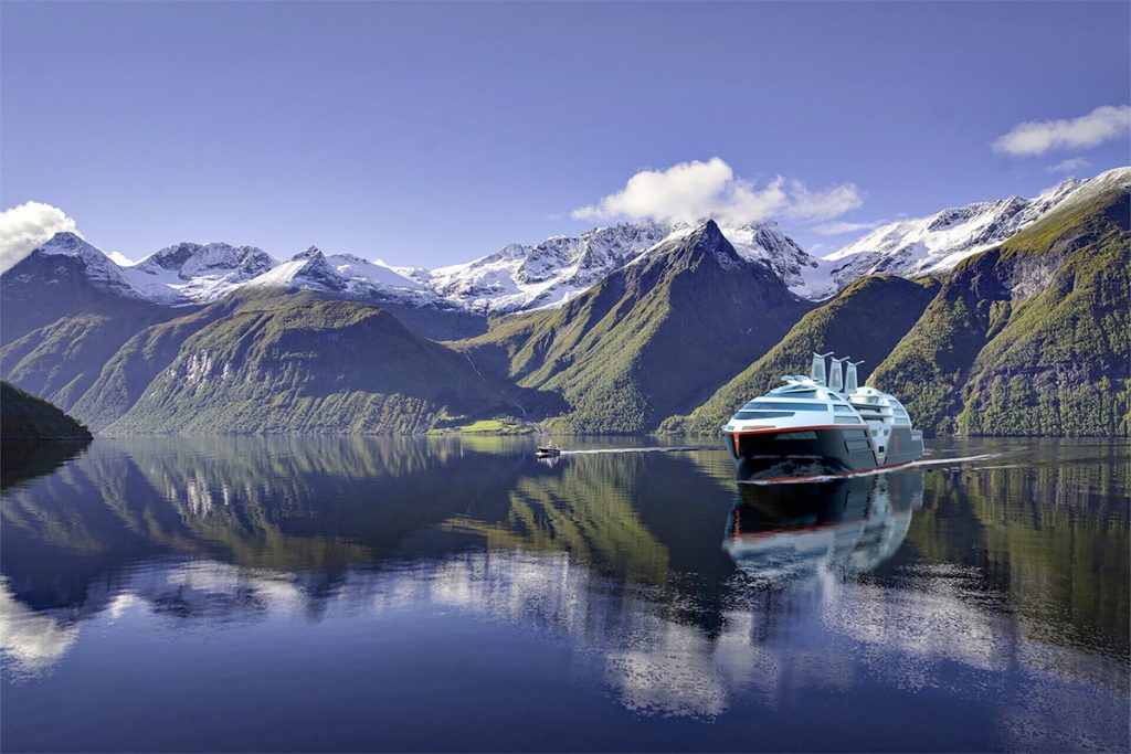 The Sea Zero concept ship promises zero-carbon, all-electric cruising