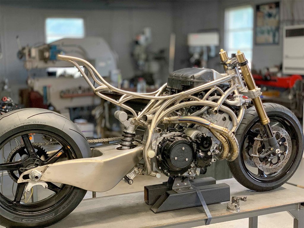 World's first all-titanium motorcycle
