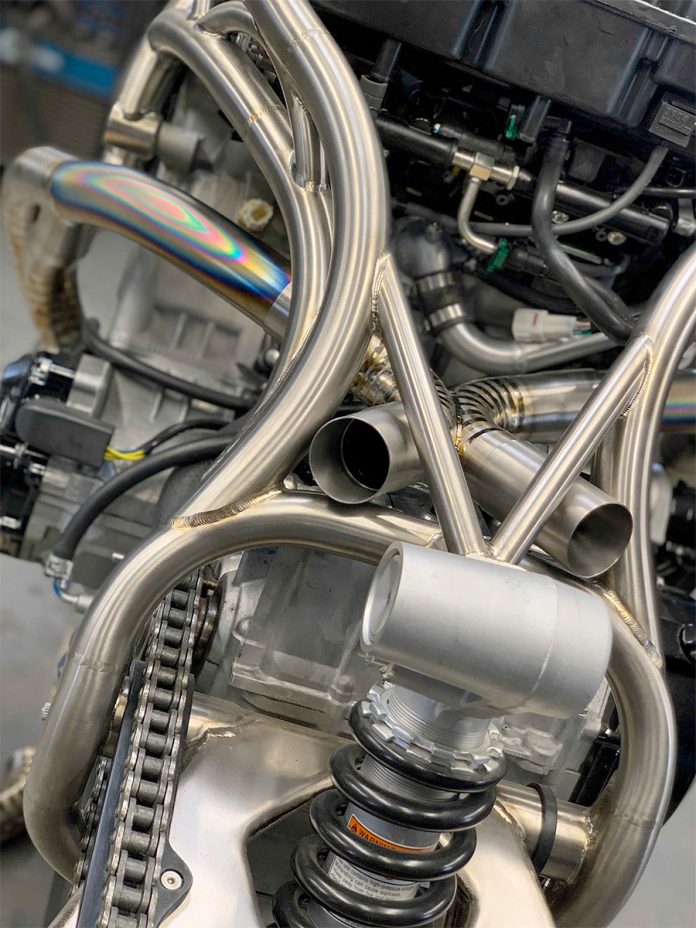 World's first all-titanium motorcycle