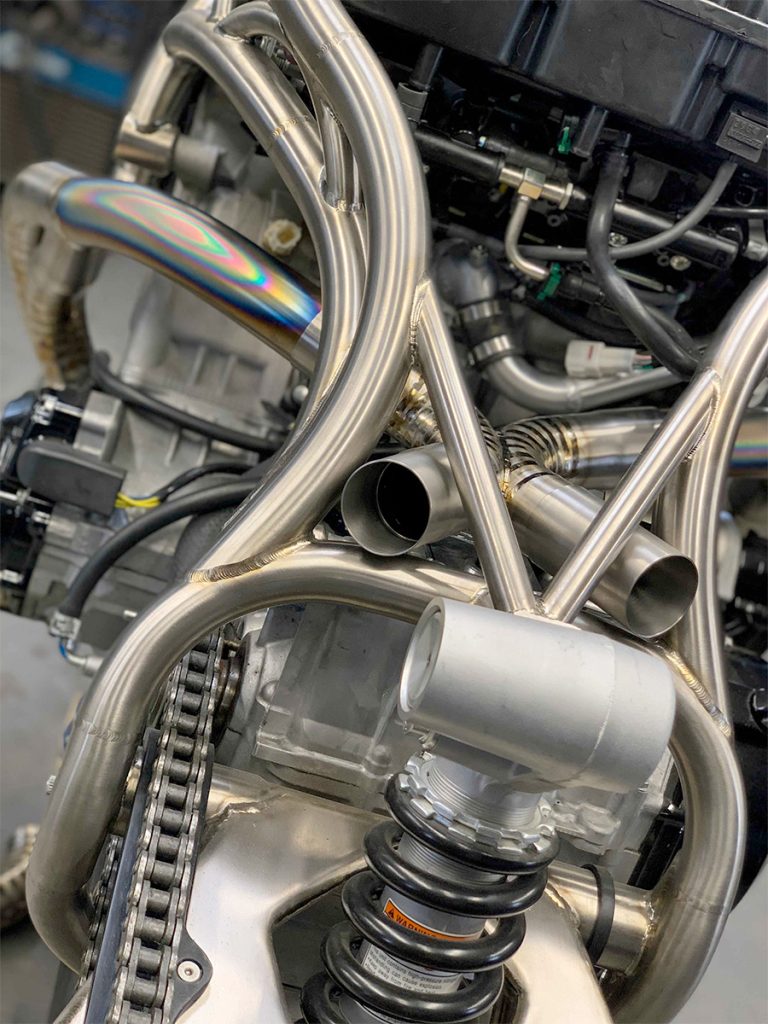 World's first all-titanium motorcycle