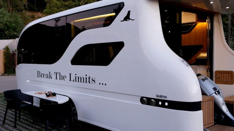 SealVans amphibious caravans combine the features of a boat and a ...