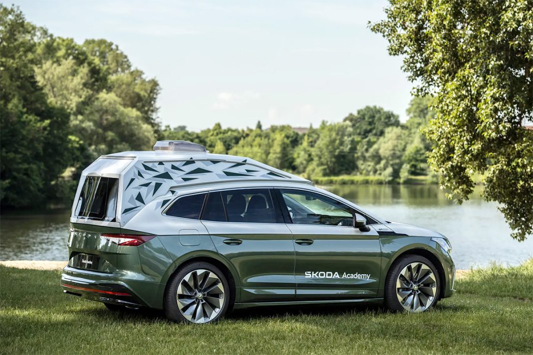 Skoda Roadiaq is a revolutionary electric micro-camper for the modern ...