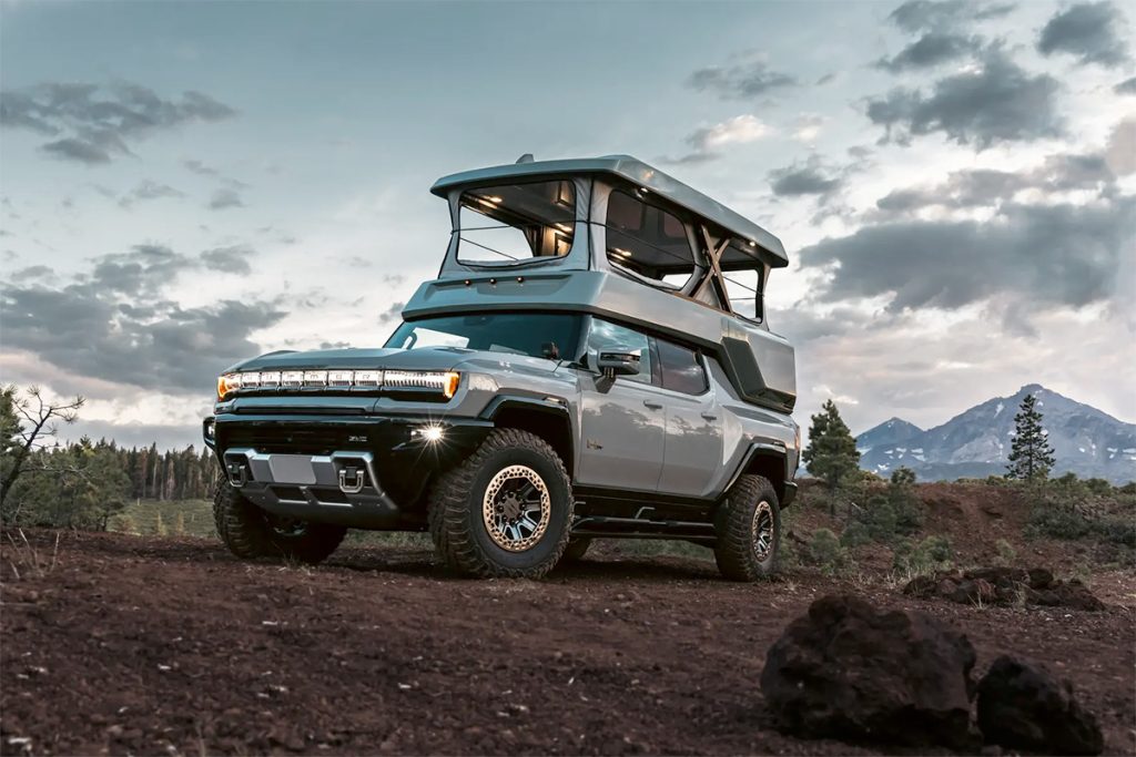 EarthCruiser transforms GMC Hummer EV into an all-electric off-grid explorer
