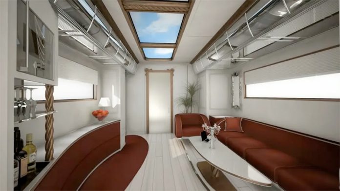 The future of luxury motorhomes: Marchi Mobile's two-story Elemment ...