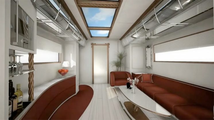 The future of luxury motorhomes: Marchi Mobile's two-story Elemment ...