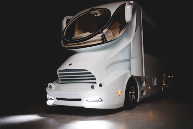 The future of luxury motorhomes: Marchi Mobile's two-story Elemment ...