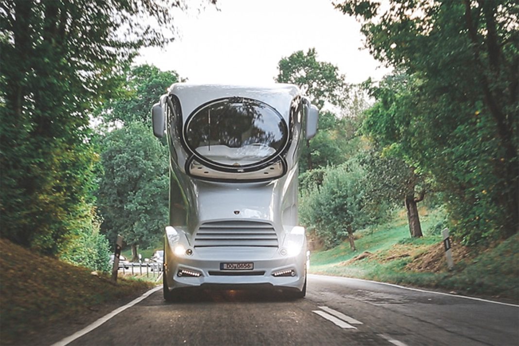 The future of luxury motorhomes: Marchi Mobile's two-story Elemment ...