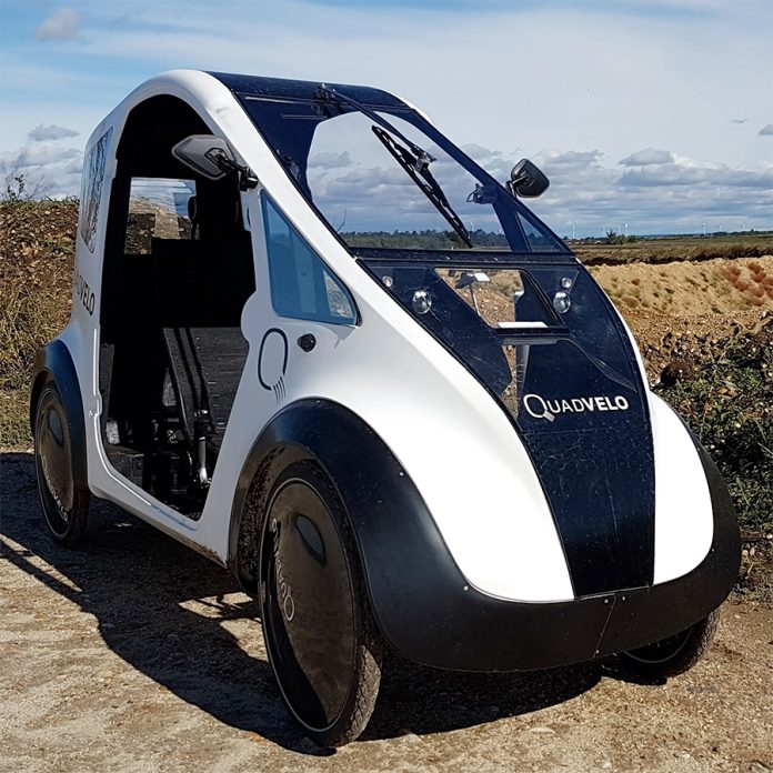 Quadvelo velomobile: A fusion of car and ebike capabilities