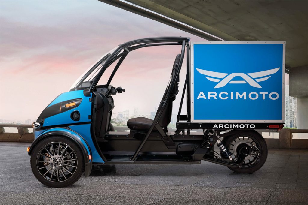 Arcimoto unveils MUV electric three-wheeler