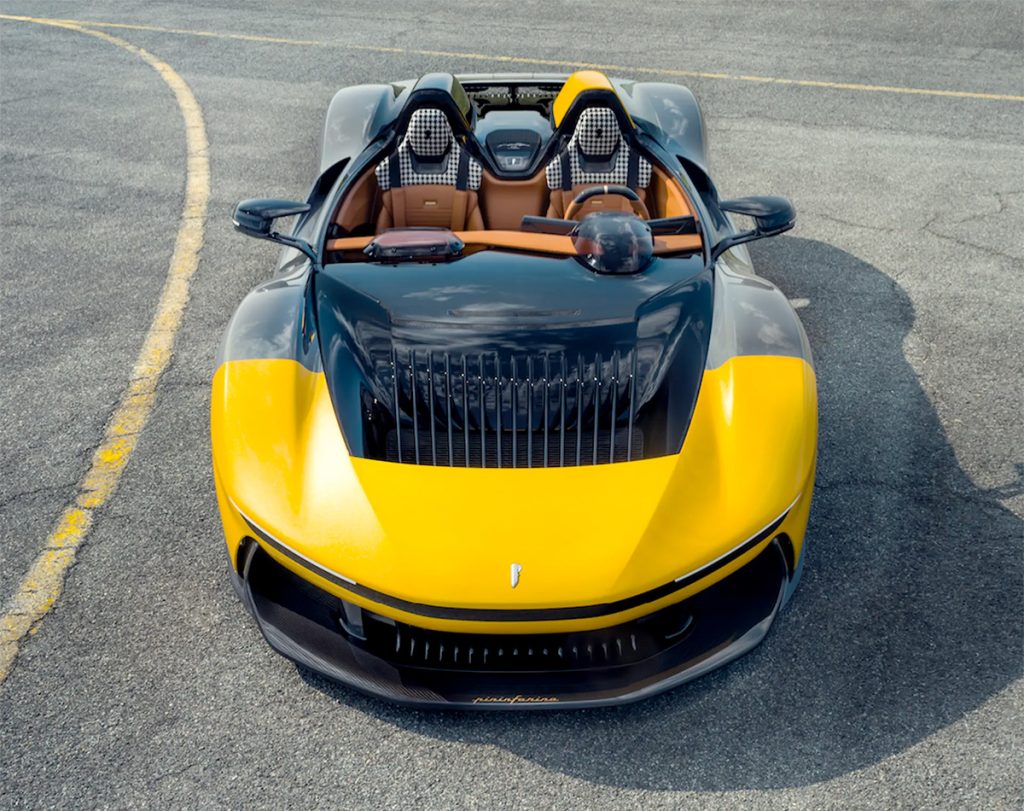 Unveiling the B95 hyper Barchetta: Automobili Pininfarina's open-top ...