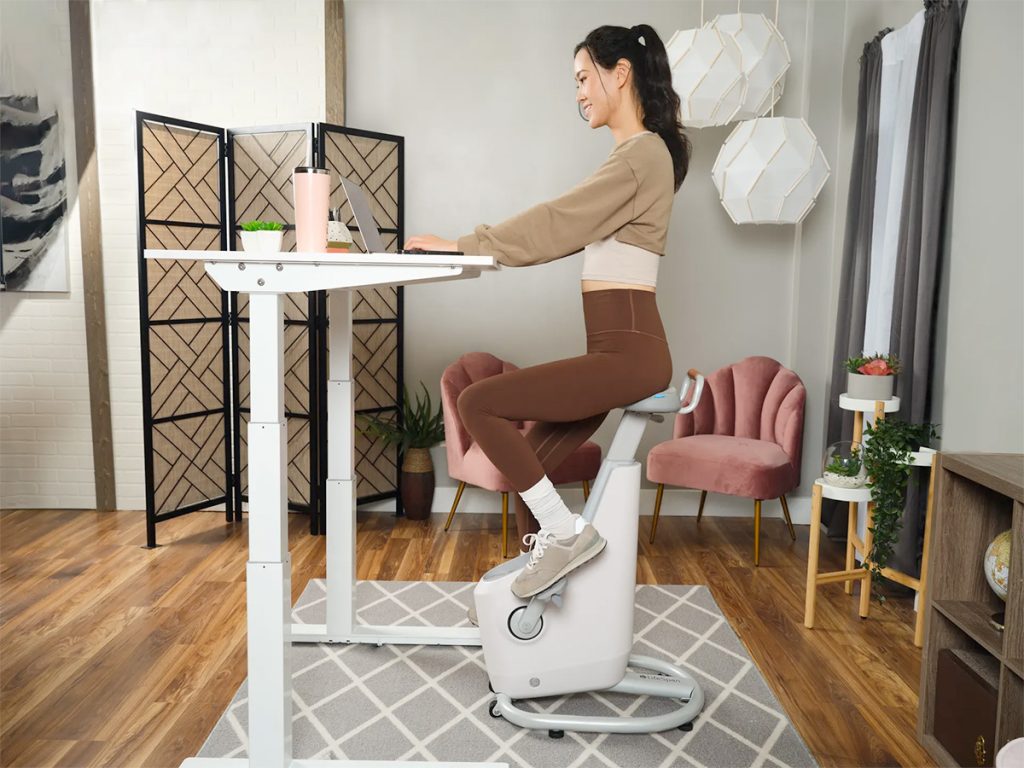 Powering gadgets and fitness: The innovative Ampera desk bike from LifeSpan