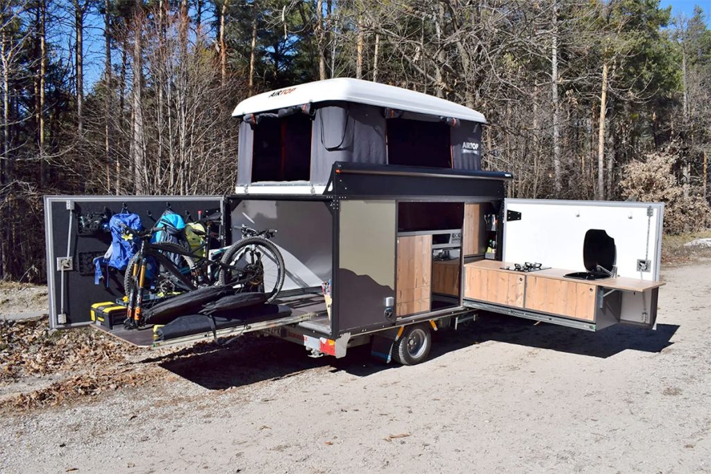 Blackcamp Freeda trailer expands into high-precision Alpine base camp