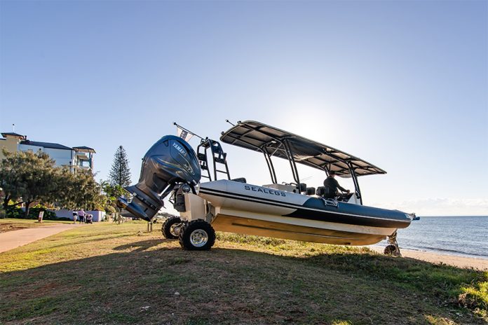 The Sealegs 9.0m Hydrasol RIB: A deep dive into amphibious adventures