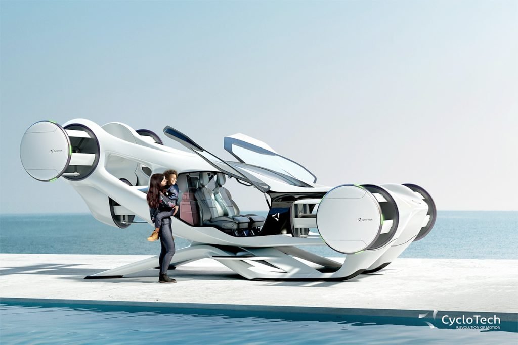 CycloTech unveils eVTOL air car concept powered by CycloRotor technology