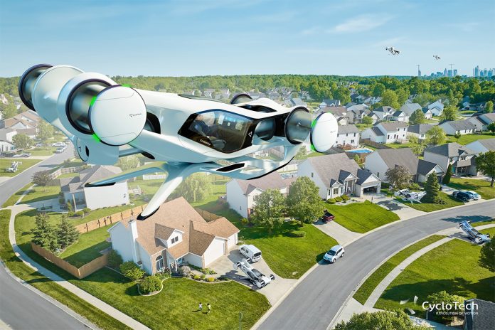 CycloTech unveils eVTOL air car concept powered by CycloRotor technology