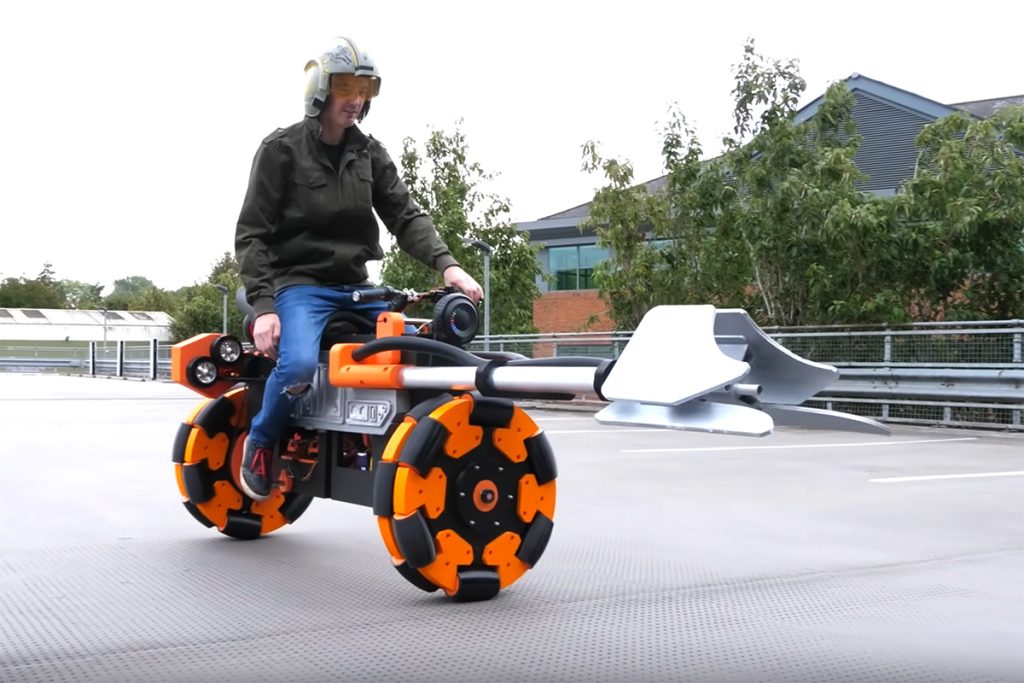 From hoverboard parts to a Star Wars Speeder bike
