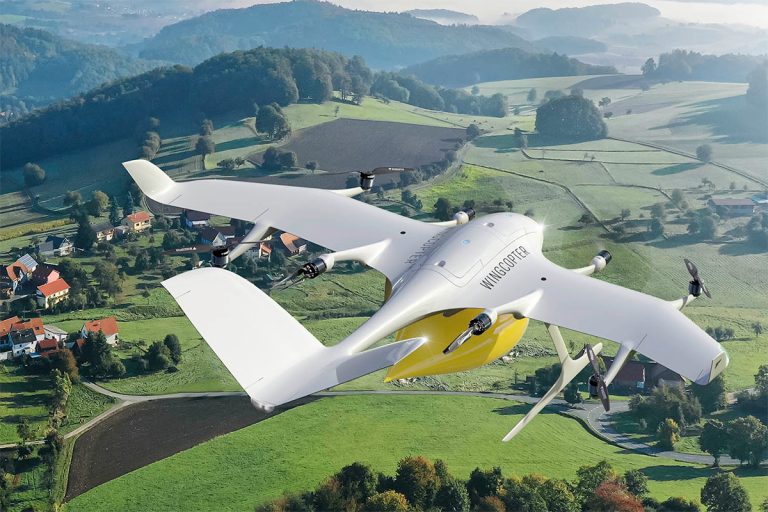 Wingcopter drones deliver groceries to remote parts of Germany
