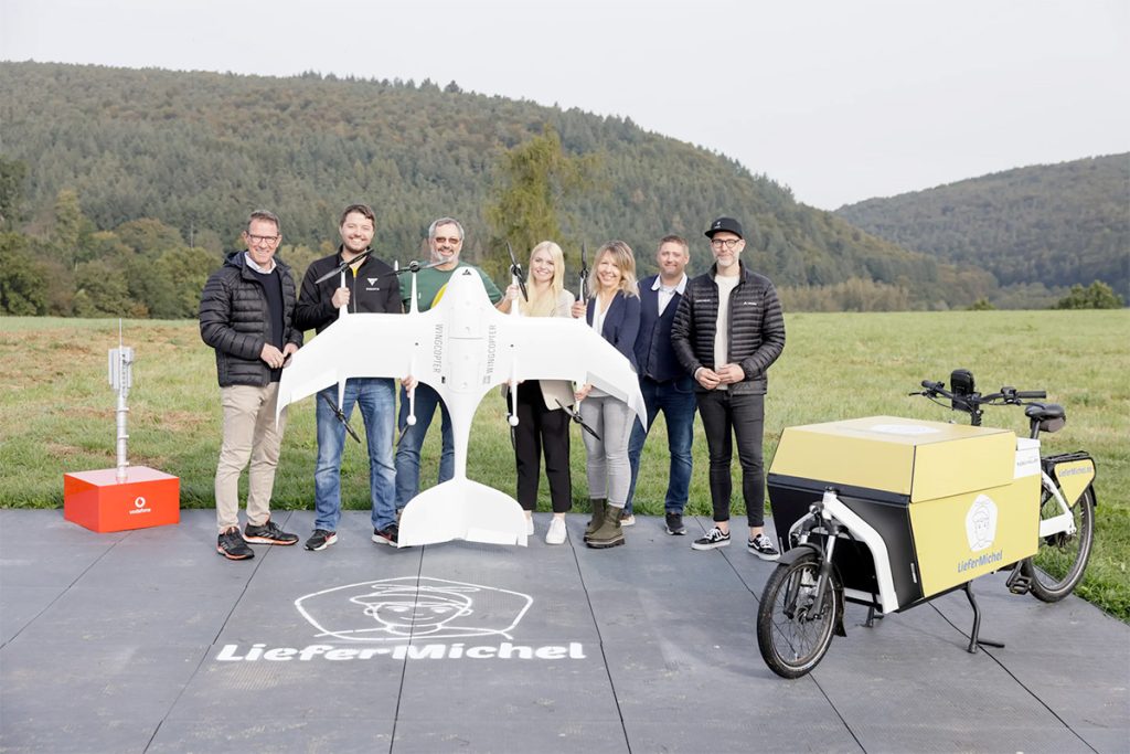 Wingcopter drones deliver groceries to remote parts of Germany