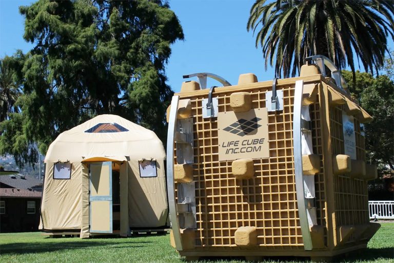 Life Cube’s versatile inflatable tent for truck, ground and water