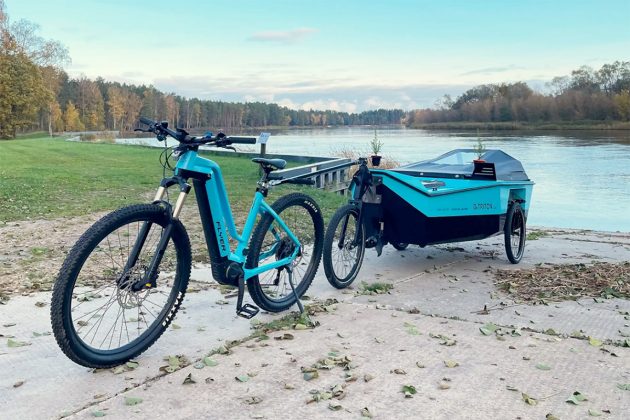 BeTriton separates etrike camper into compact, towable amphibious RV