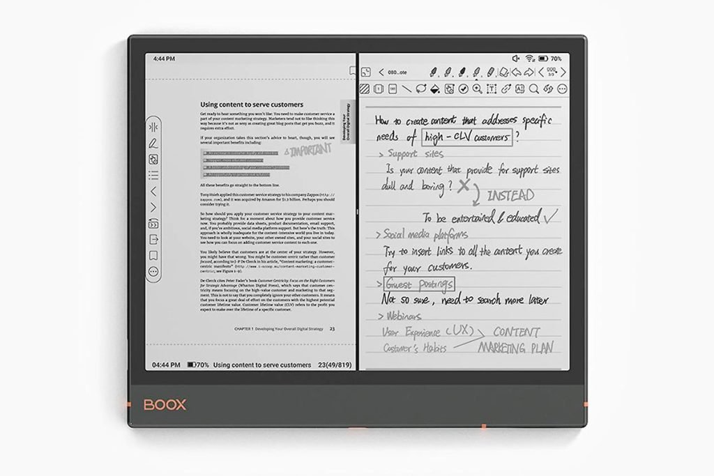 Onyx Note Air3: An affordable monochrome ePaper tablet for note-takers