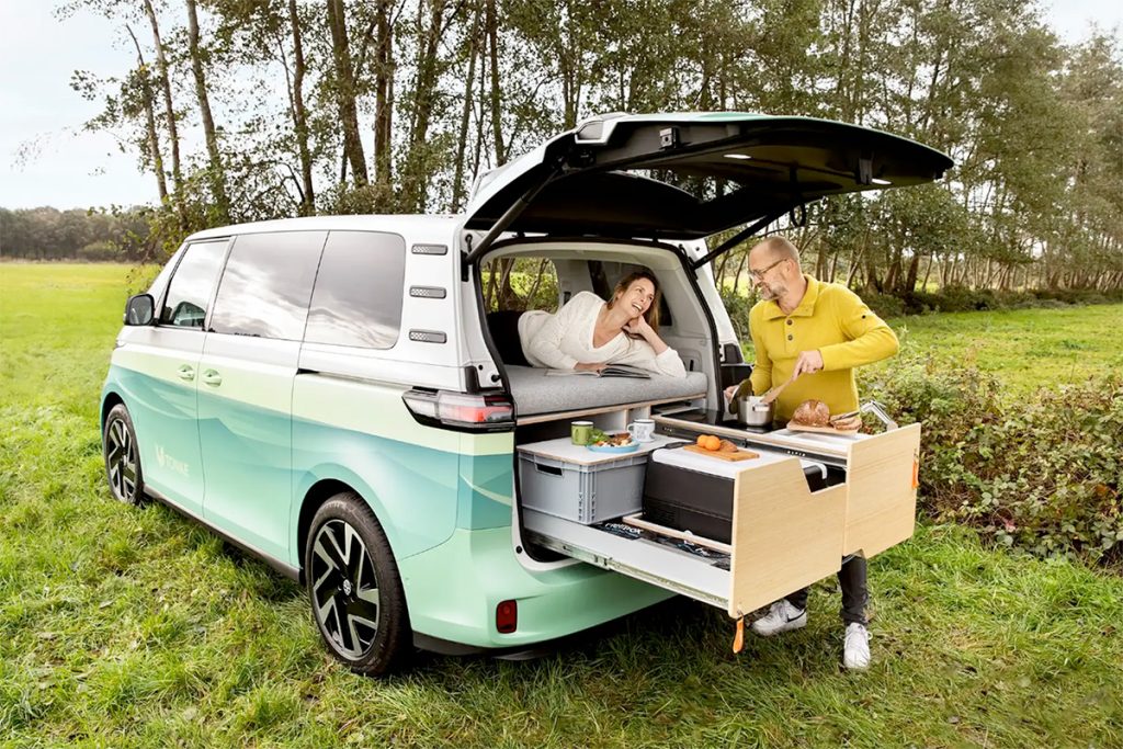 Tonke VW ID. Buzz e-Camper: A compact and versatile travel companion