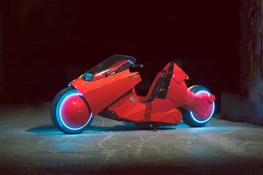 Real-life Shotaro Kaneda’s Akira electric moto by Bel&Bel