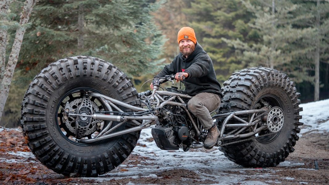 Monster Chopper with KTM power features hydraulic steering