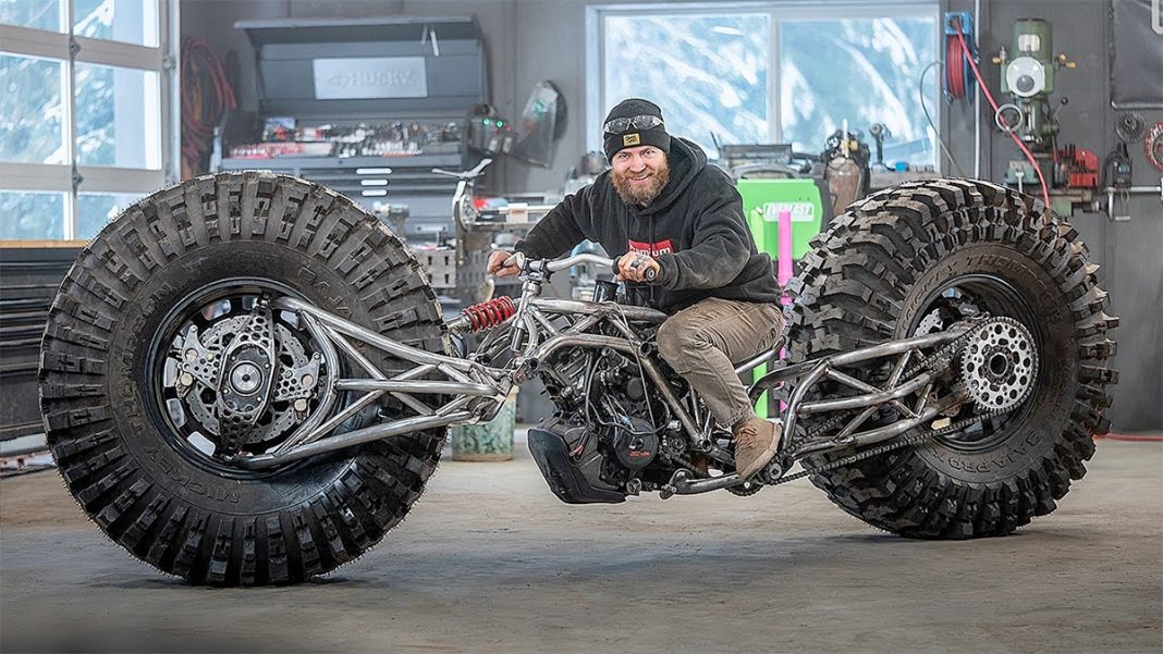 Monster Chopper with KTM power features hydraulic steering
