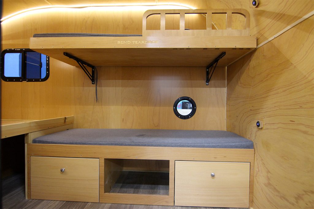 Bend Teardrop unveils the Tall Boy: A spacious high-rise teardrop trailer