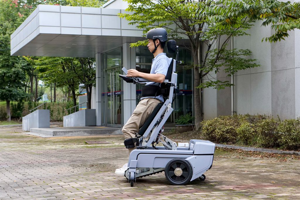 Innovative robotic wheelchair helps users stand and climb stairs
