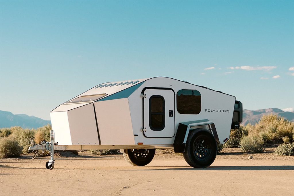 Solar-powered trailer with 460W panels for all-season off-grid living