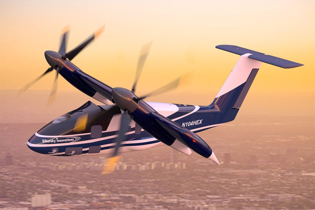 Sikorsky is developing a hybrid-electric tilt-wing VTOL with 575-mile range