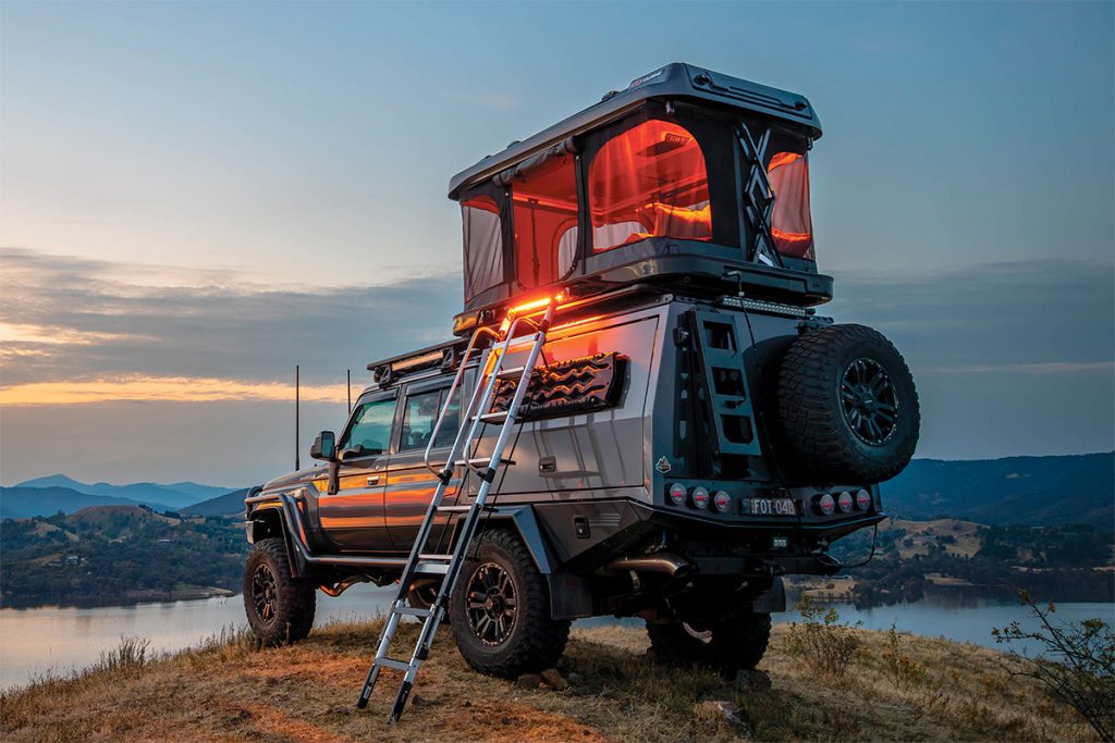 Elevating car camping with ARB Altitude powered rooftop tent