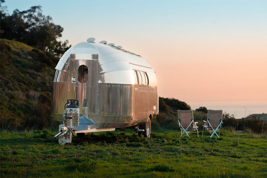 Bowlus Rivet is a self-propelled, self-powered off-road camper