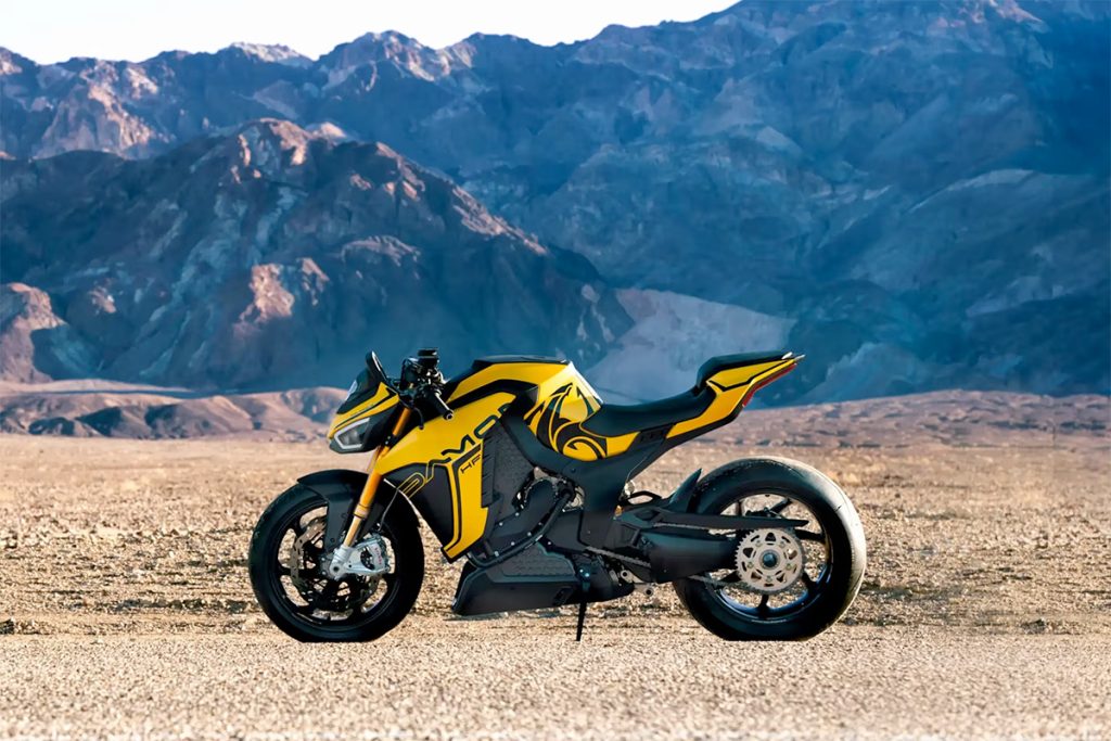 Damon's on-the-fly transforming electric motorcycles