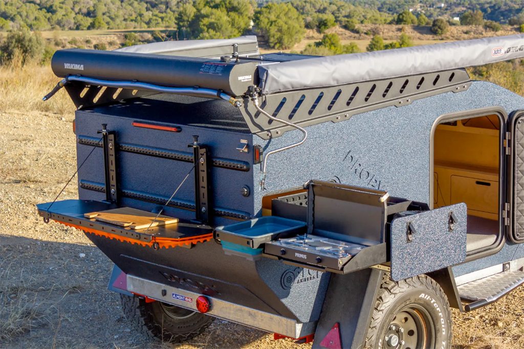 Dropy all-terrain teardrop micro-camper