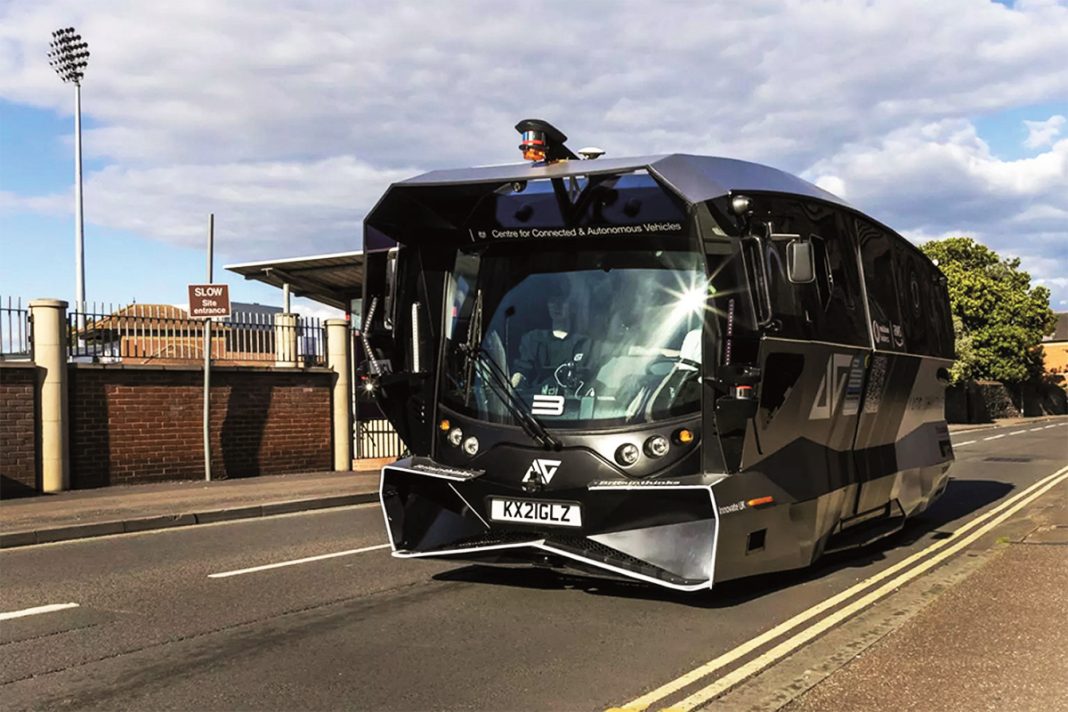 Aurrigo's 10-seat autonomous shuttle for city center travel