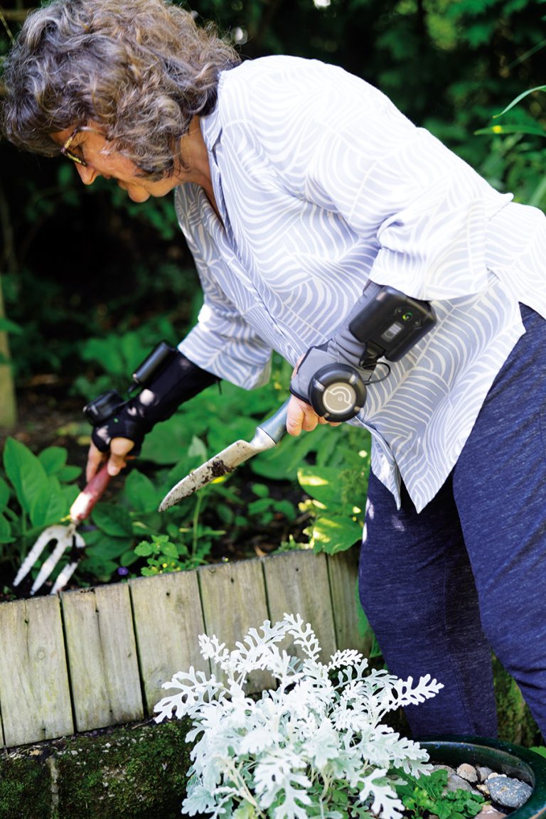 GyroGlove is a hand-stabilizing glove for people with tremors