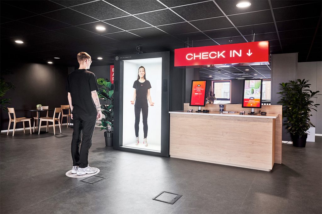 Holoconnects showcased its advanced hologram technology at CES 2024