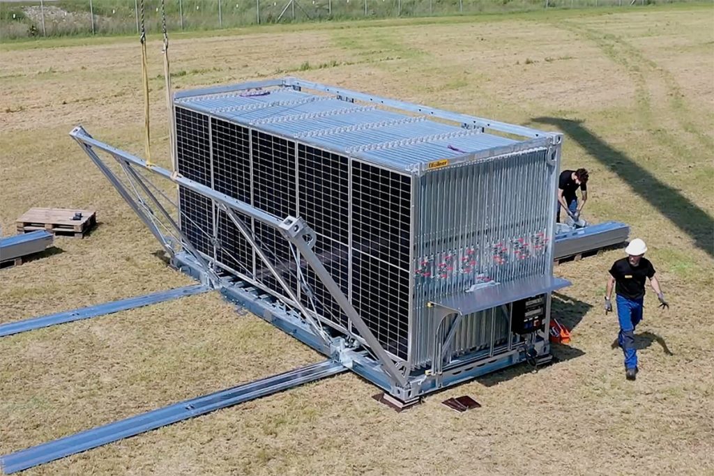 Mobile solar containers provide solar power anytime, anywhere