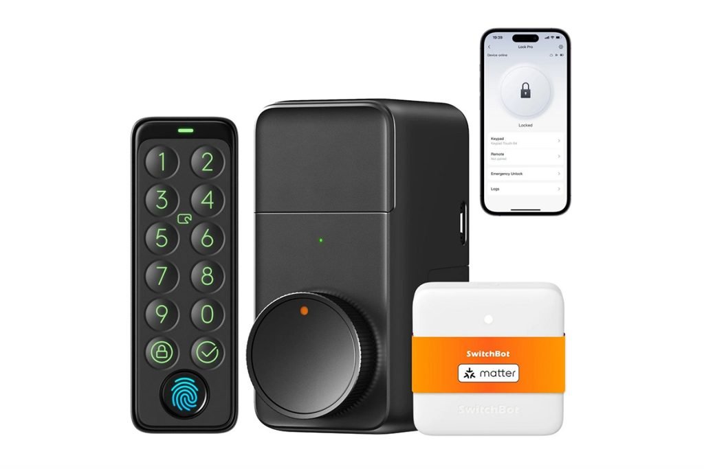 SwitchBot Lock Pro: Unlock your door with voice, fingerprint, passcode ...