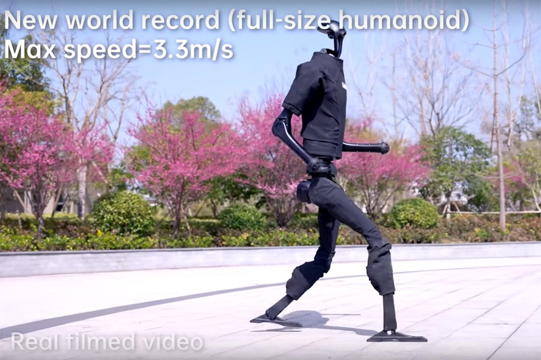 Unitree's H1 humanoid breaks world speed record, dances, jumps, and ...