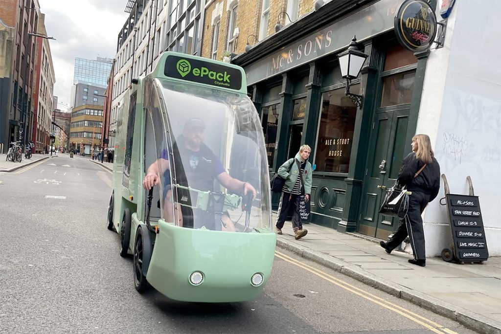 CityShuttle ePack cargo bike for businesses ready to lease