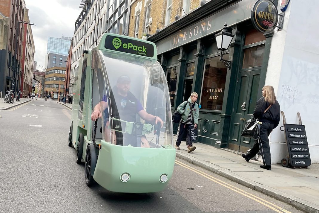 CityShuttle ePack cargo bike for businesses ready to lease