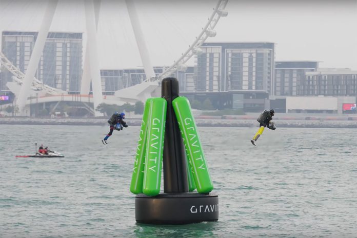 Pilots turn into ‘Iron Man’ in world’s first jet suit race in Dubai