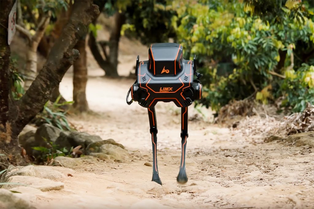 P1 bipedal robot takes a beating, keeps on hiking