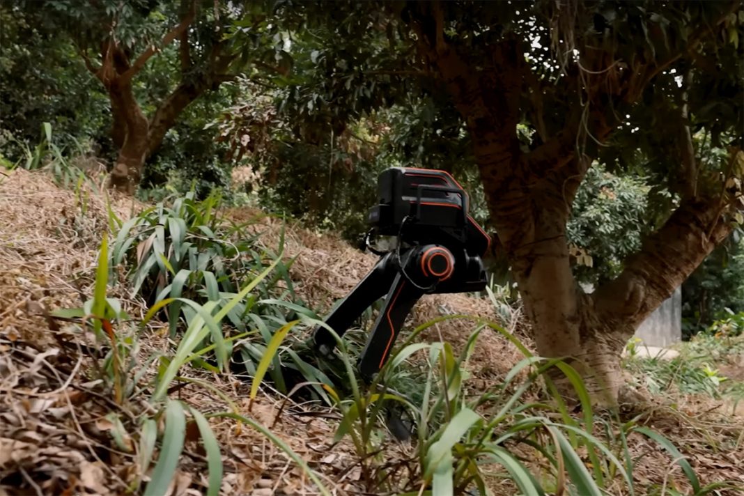 P1 bipedal robot takes a beating, keeps on hiking