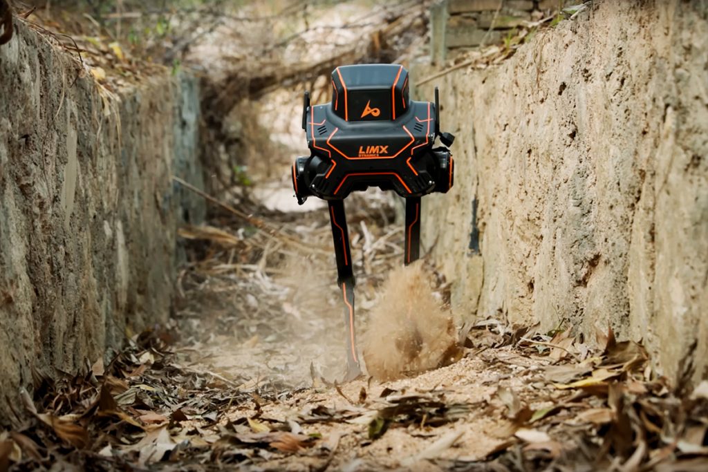 P1 bipedal robot takes a beating, keeps on hiking